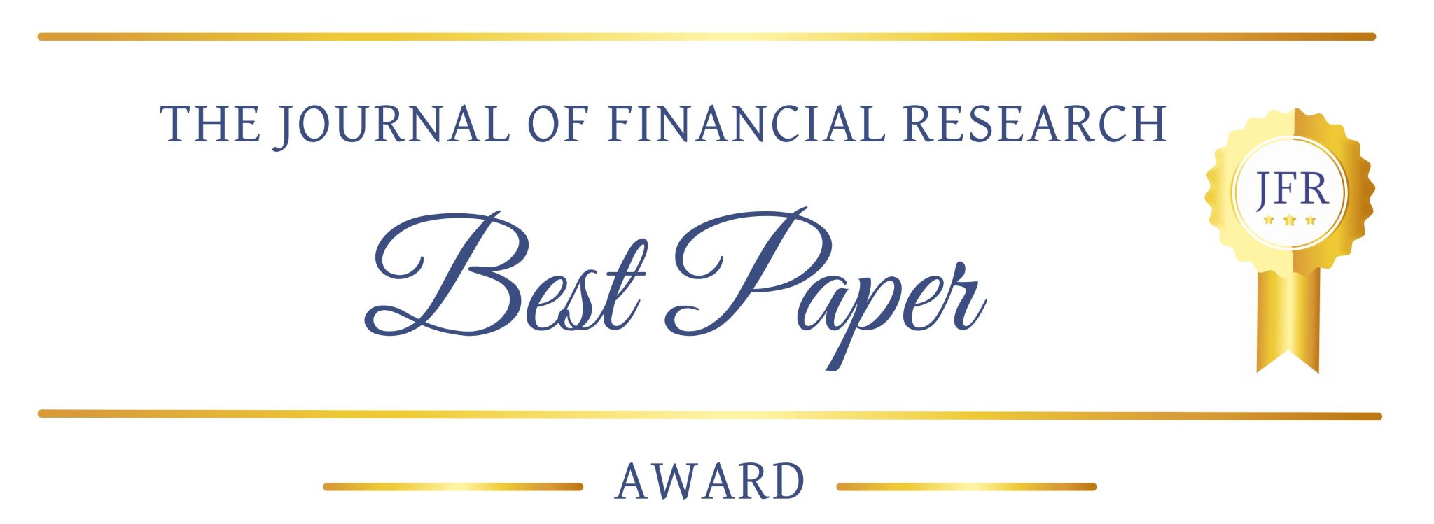 JFR Best Paper Award – The JFR